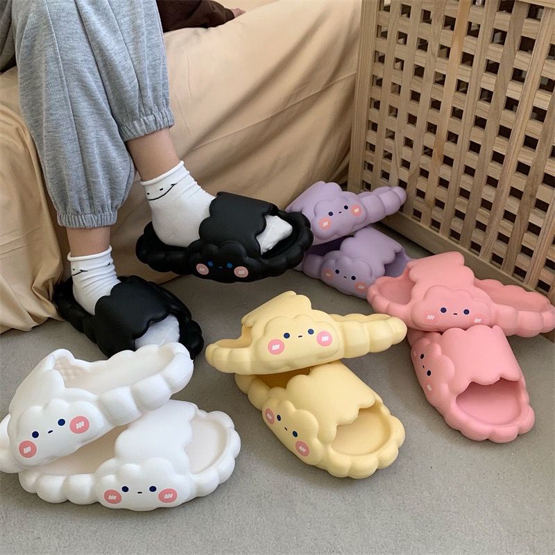 Cloud Cartoon Selipar Cartoon Selipar Women Slipper indoor Thick ...