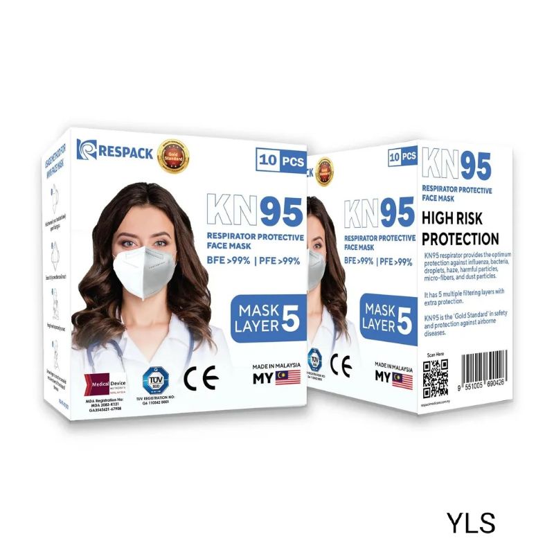 Respack KN95 Protective Face Mask (10 Pieces) | Shopee Malaysia