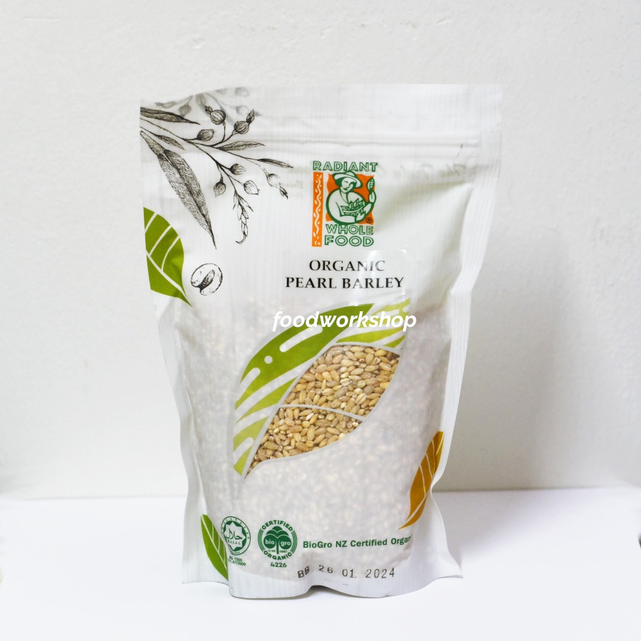 Radiant Organic Pearl Barley Non-GMO Barli Mutiara Organik 500g ...