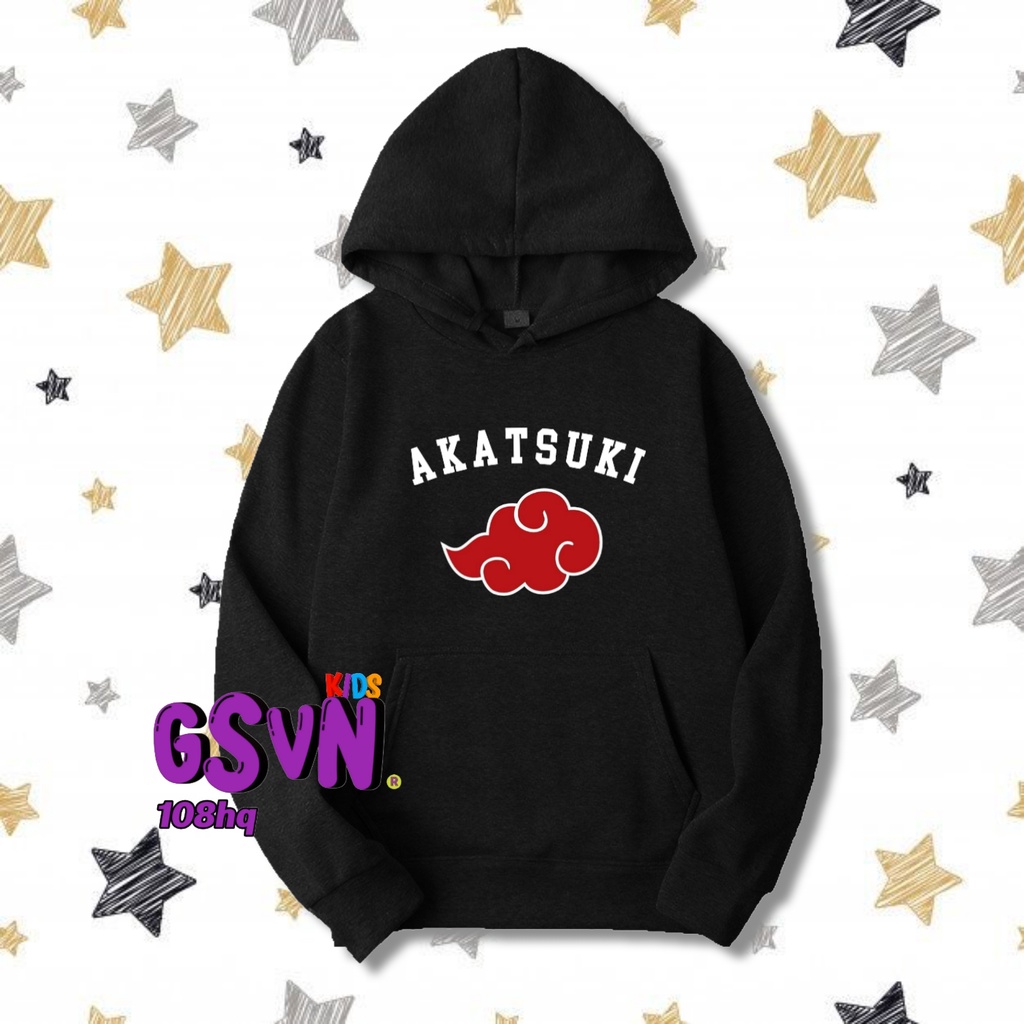 Children's Jacket - Akatsuki Hoodie Sweater Logo Anime Manga Uzumaki ...