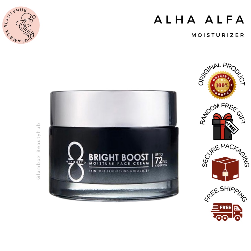 ALHA ALFA Bright Boost Moisture Face Cream | ORIGINAL HQ | Shopee Malaysia