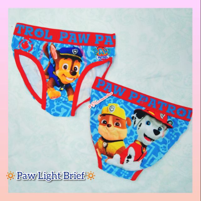 NEW !Character Printed Paw Patrol Brief for Boy Cotton Underwear for kids trianawears | Shopee ...