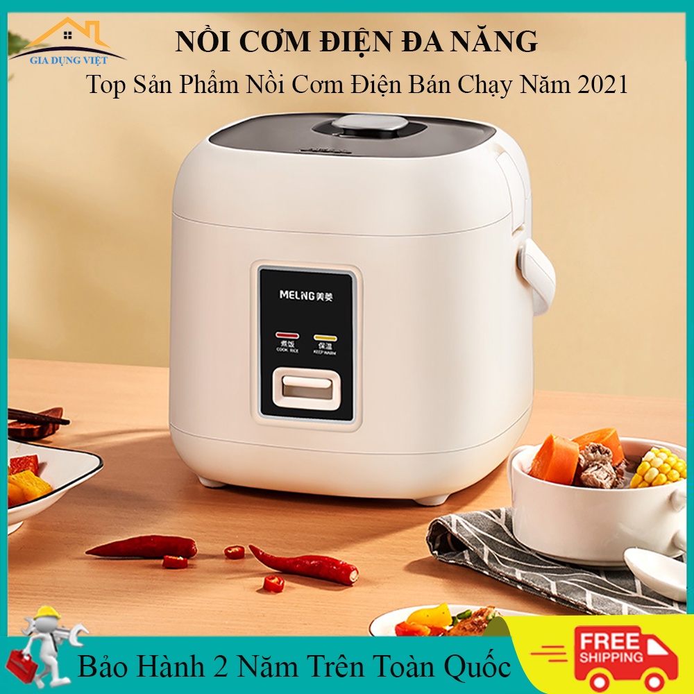 Mini rice cooker, 2L multi-function rice cooker with heat current ...