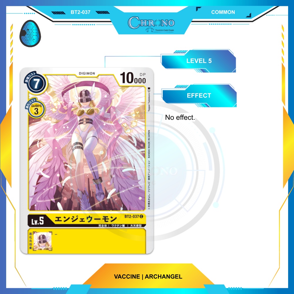 BT2-037 | Angewomon | Common | Digimon Card Single | Chrono TCG ...