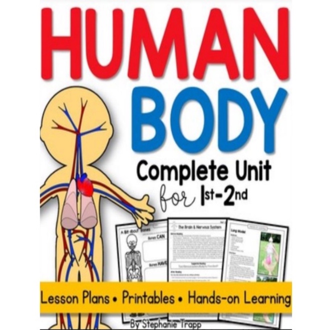 HUMAN BODY COMPLETE UNIT FOR 1ST AND 2ND GRADE | Shopee Malaysia