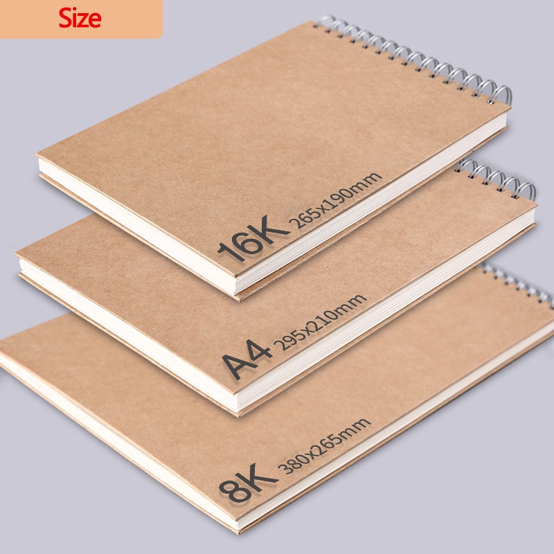 Professional sketchbook Thick paper 160 GSM Spiral notebook Art school ...