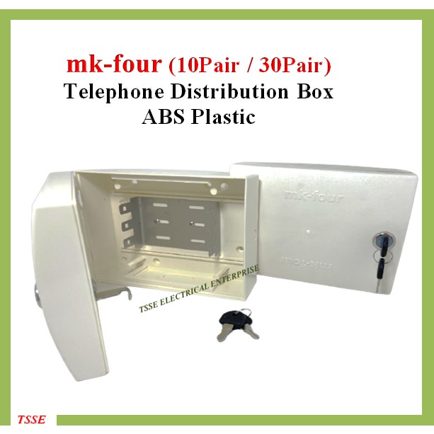 10pair 30pair Telephone Distribution box, ABS Plastic mk4 | Shopee Malaysia