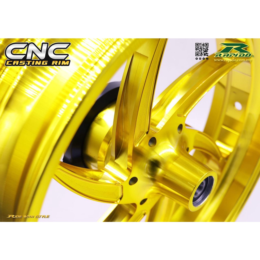 Yamaha Xmax v1 v2 Rapido VRX Enkei RCB Racing Forged Cnc Alloy Sport ...