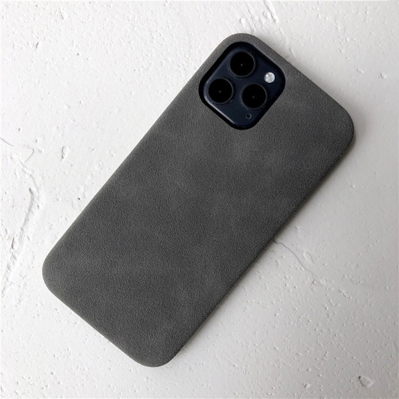 Ultra thin Suede Texture leather Phone Cases For iPhone 12 Mini 11 Pro ...