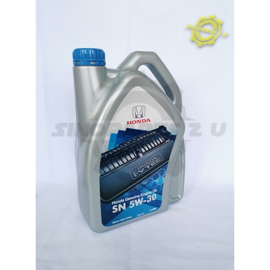 Honda Genuine Engine Oil SN 5W-30 4L | Shopee Malaysia