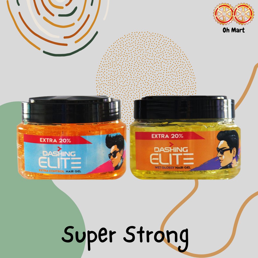 Dashing Elite Hair Gel (Xtra Control/ Wet Glossy) 150 g | Shopee Malaysia
