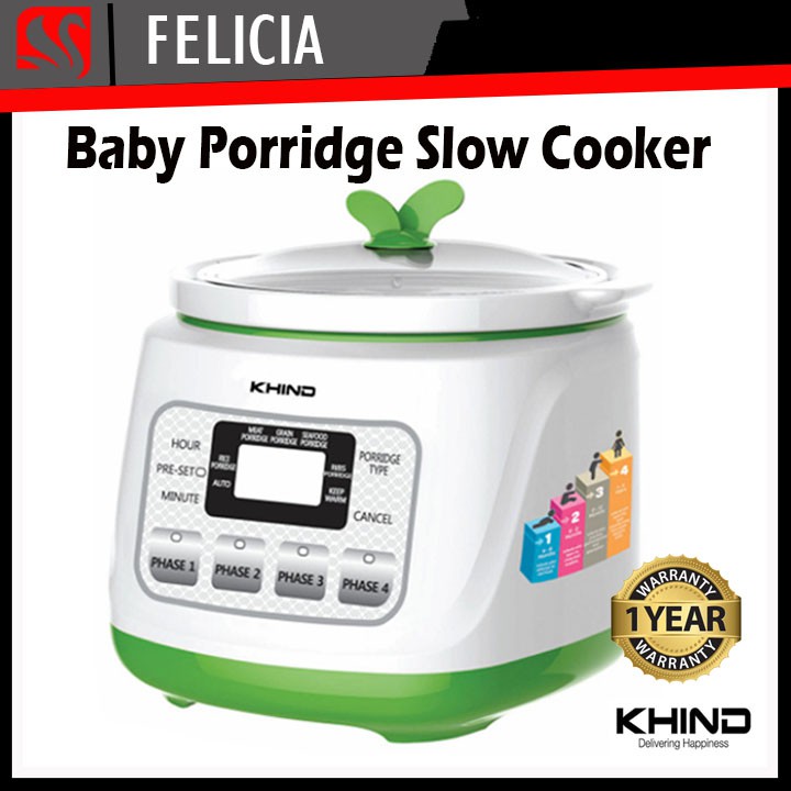 Khind BP12 BP-12 Baby Porridge Slow Cooker rice cooker bubur baby ...