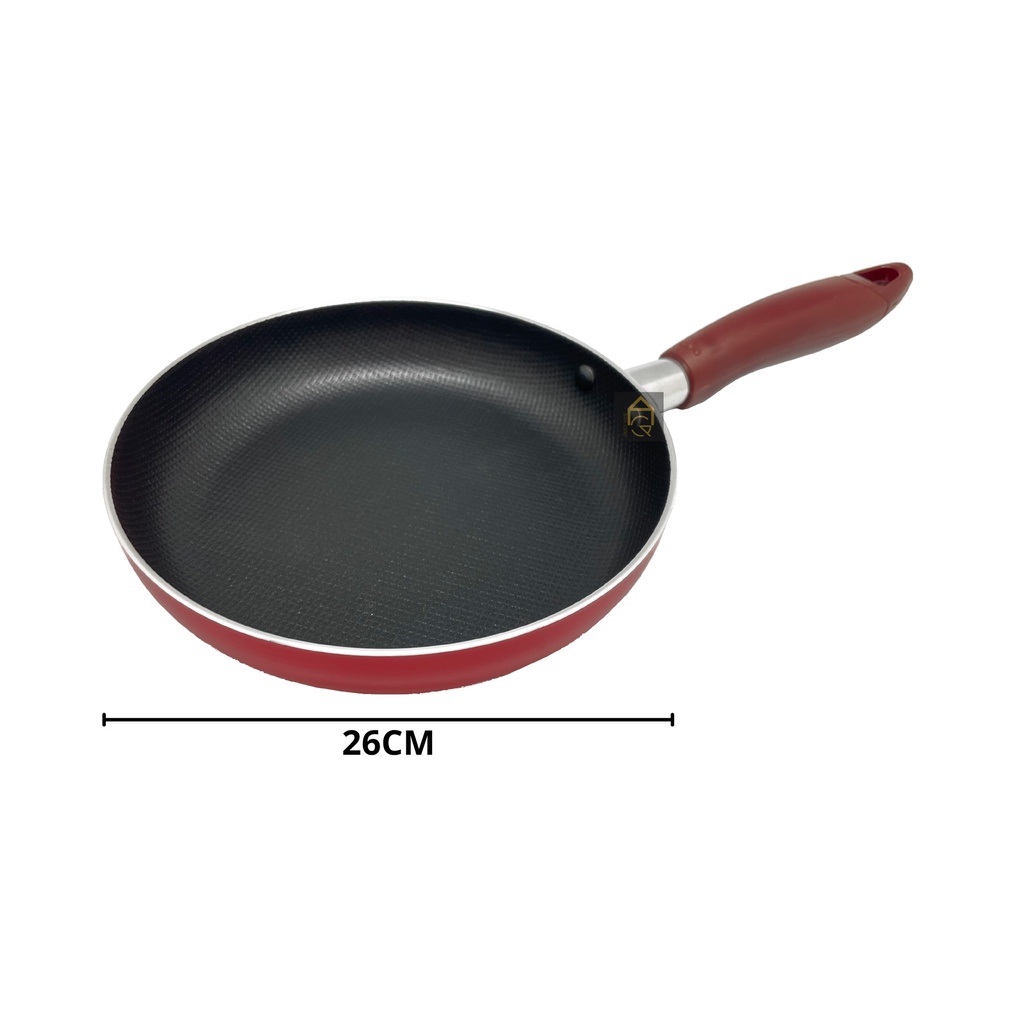 GDH | Bk Non-Stick Pan/Frying Pan/Kuali Leper (18cm, 20cm, 22cm, 24cm, 26cm, 28cm, 30cm) 不粘锅 ...