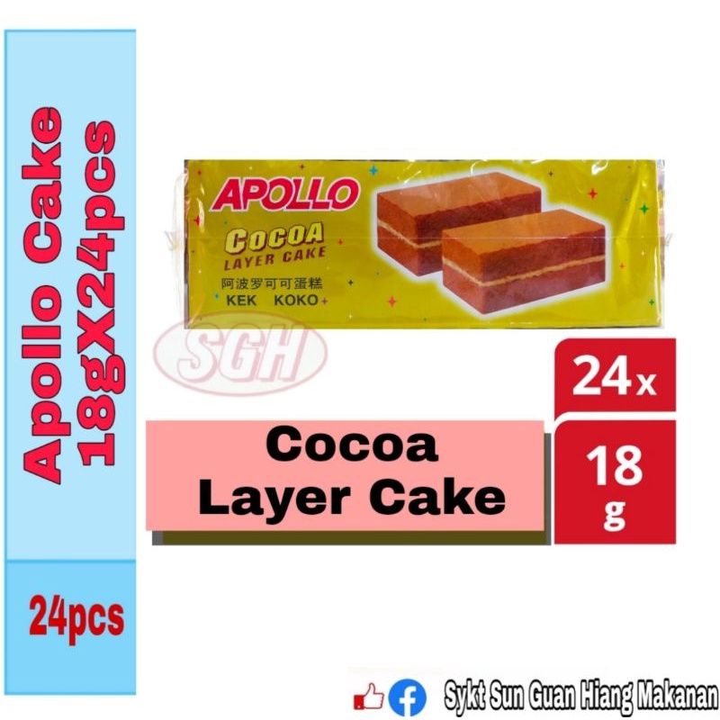 Apollo Cake 18gX24pcs | Shopee Malaysia