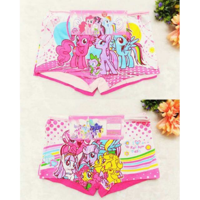 🇲🇾 MLP Cartoon Girls Boxers Panties Underwear (Set of 2) | Shopee Malaysia