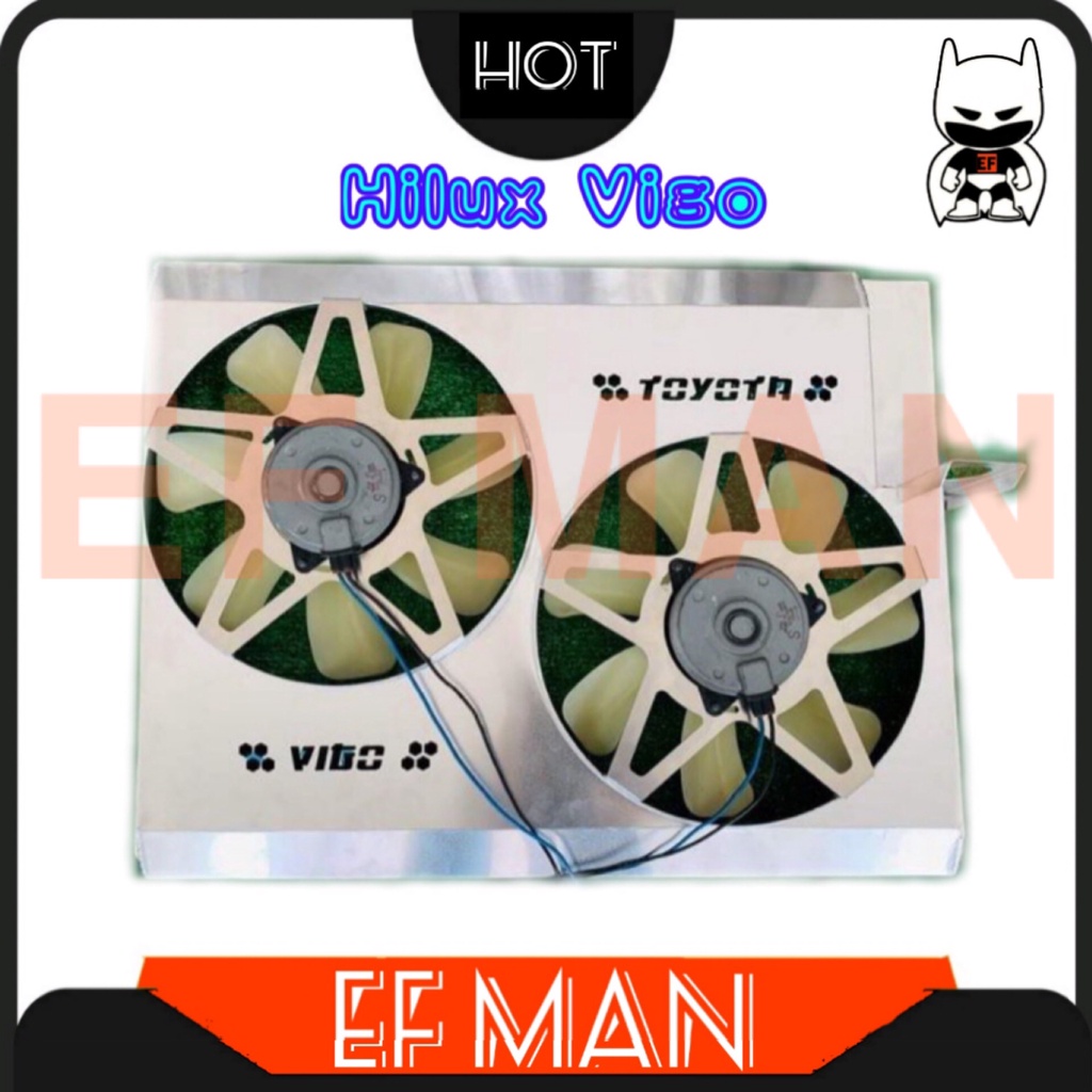 4X4 ALUM ELECTRIC RADIATOR FAN HILUX DMAX TRITON RANGER NAVARA NP300 ...