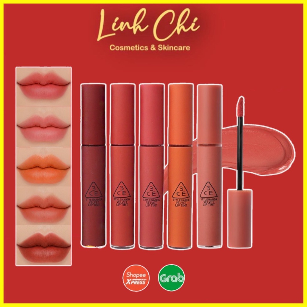 3ce Velvet Lipt Tint Matte Lipgloss - 3CE Velvet Lip Tint Round Matte ...