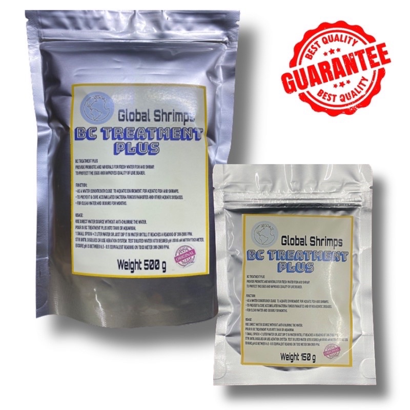 [500g-150g] BC Treatment Plus/Water Treatments/Anti Klorin/Ammonia/Water Conditioner/Mineral/EM ...