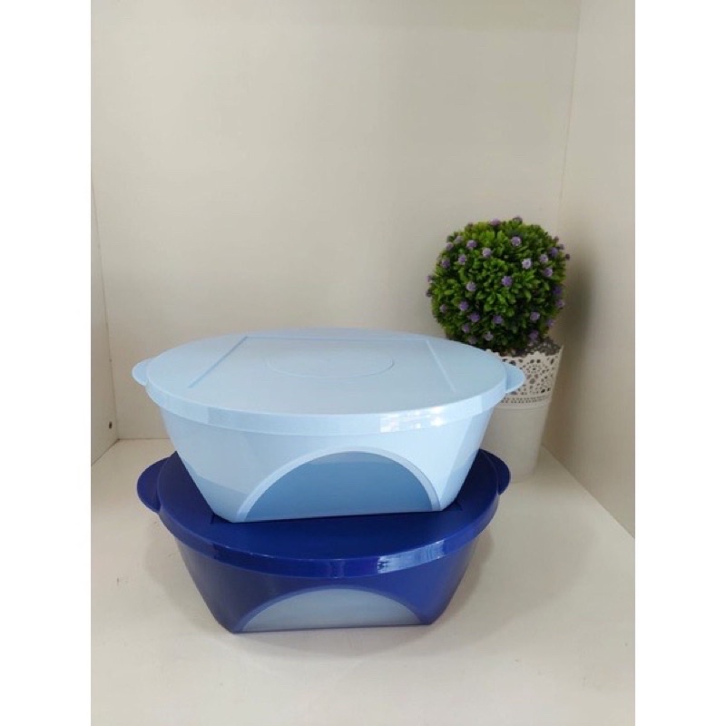 Tupperware Outdoor Dining Bowl 2.5L/4.3L + One Touch Server 2.0L ...