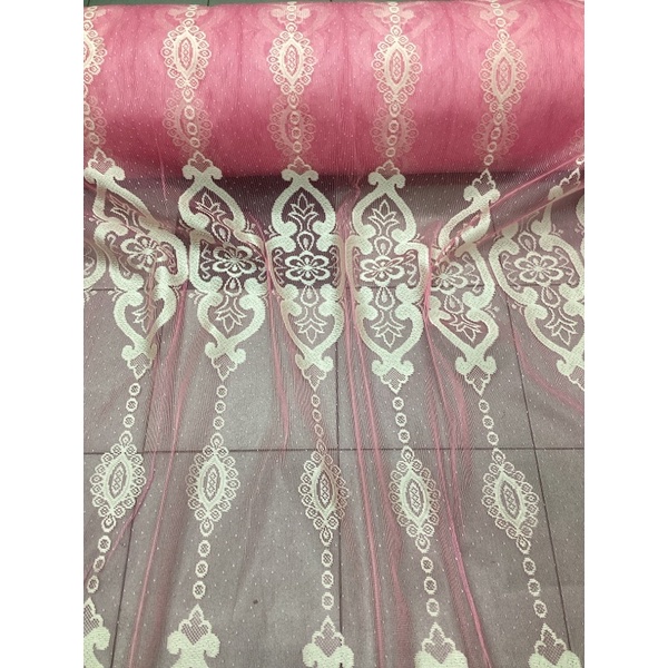 KAIN / FABRIK LANGSIR LACE BIDANG 60 INCI / LANGSIR JARANG | Shopee ...