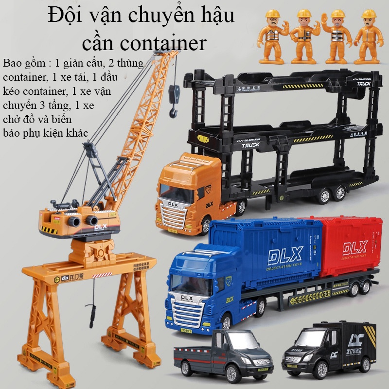 Kavy marine port container logistics model toy has many types of ...