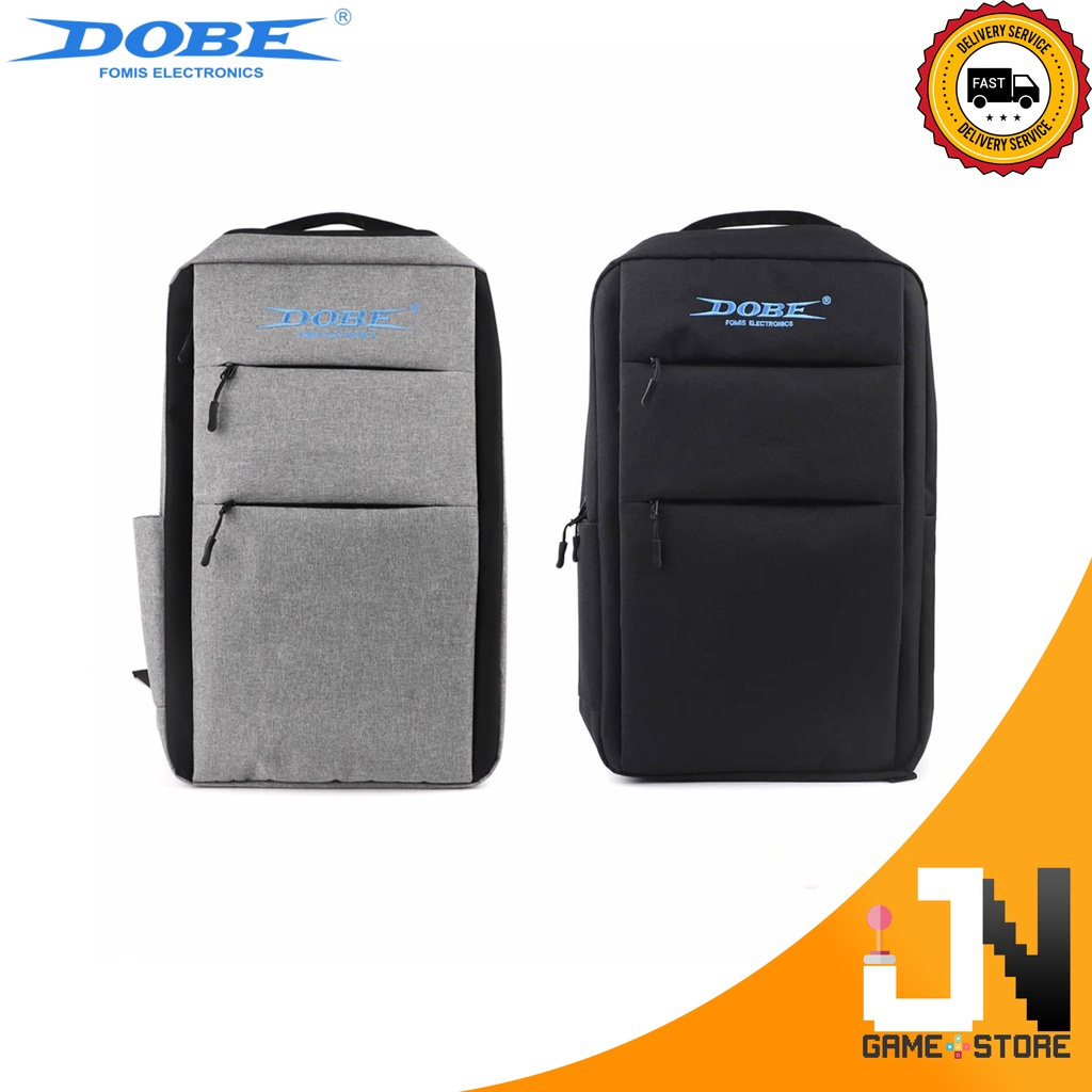 Dobe Backpack Storage Bag For PS4 / PS5 / Xbox (Black/Gray) (NEW ...