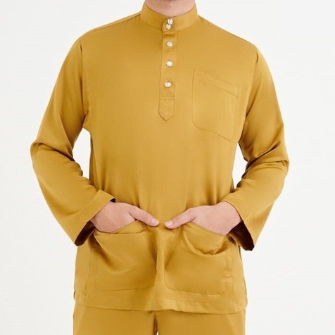 [CODE 44] BAJU MELAYU SAHAJA HELAI LELAKI DEWASA BAJU MELAYU TANPA ...