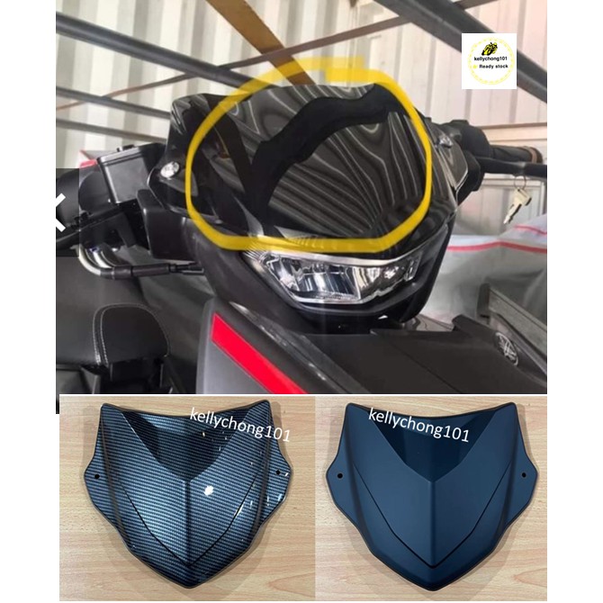 VISOR WINDSHIELD YAMAHA Y16ZR COWLING Y16 Y16Z COVER WINDSCREEN CAP ...