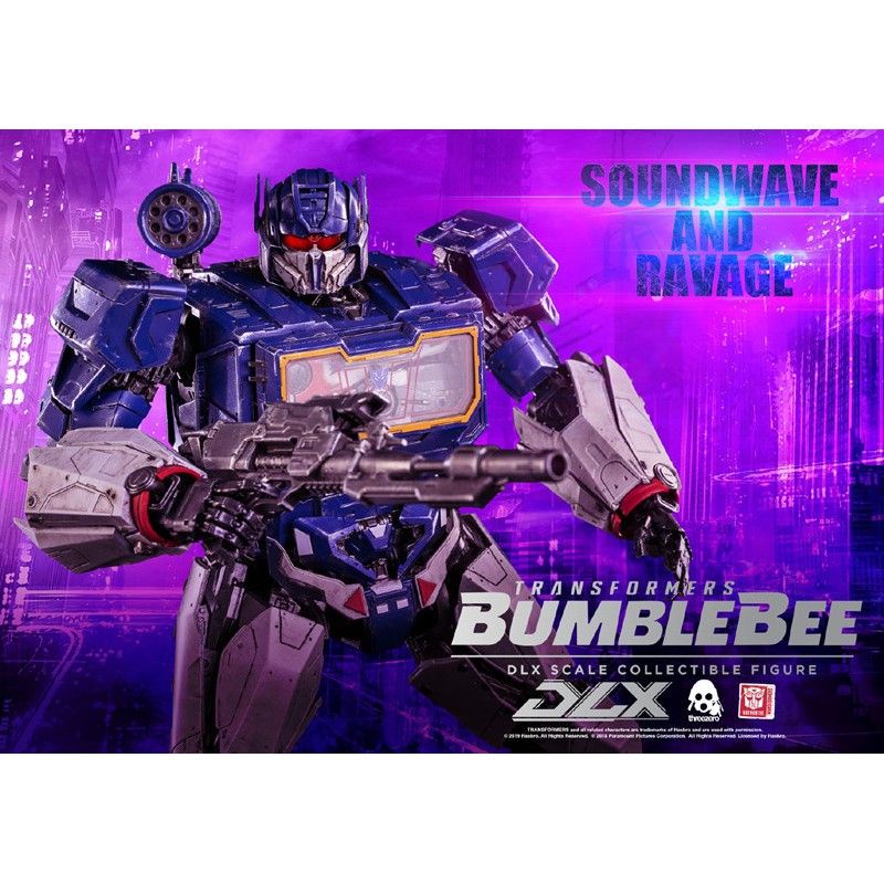 3A ThreeZero - Soundwave with Ravage DLX scale (26cm of height)(with ...