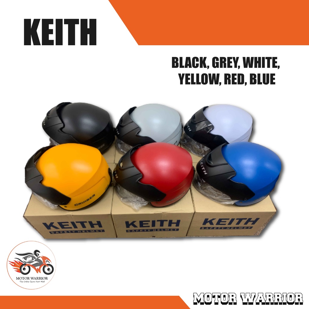 KH (KEITH) HELMET CRUISER V2 NEW MODEL HELMET MOTOSIKAL WITH TINTED ...