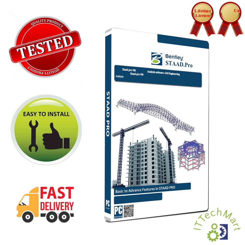 Bentley STAAD.Pro CONNECT Edition V22 | Shopee Malaysia