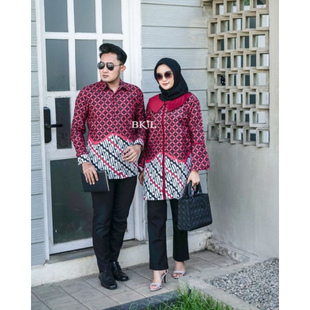Couple BATIK INDONESIA BATIK PEKALONGAN BATIK Uniform BATIK Uniform ...