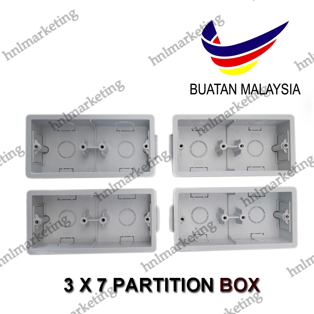 PARTITION PVC BOX 3" X 7" (4PCS) | Shopee Malaysia