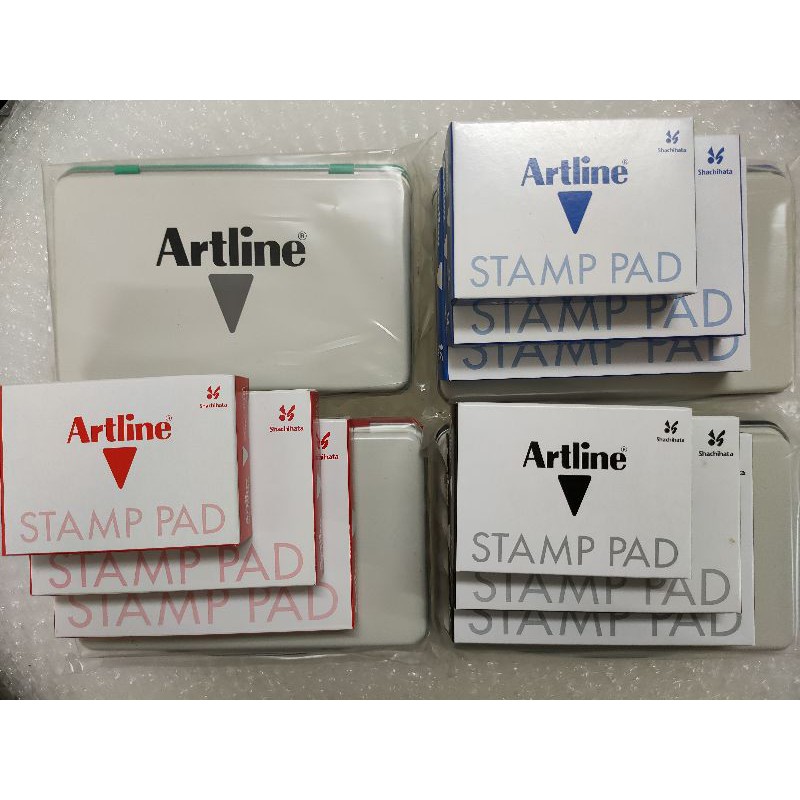 Artline Stamp Pad (No 00/0/1/2) Black Blue Red Green | Shopee Malaysia