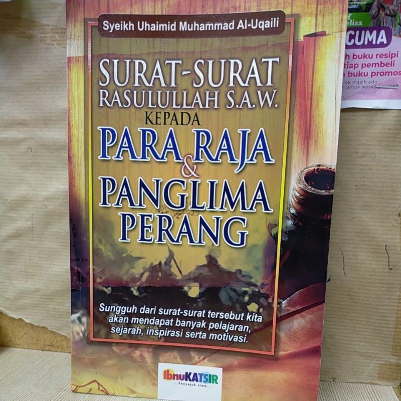 Surat-Surat Rasulullah SAW kepada Para Raja & Panglima Perang | Shopee ...