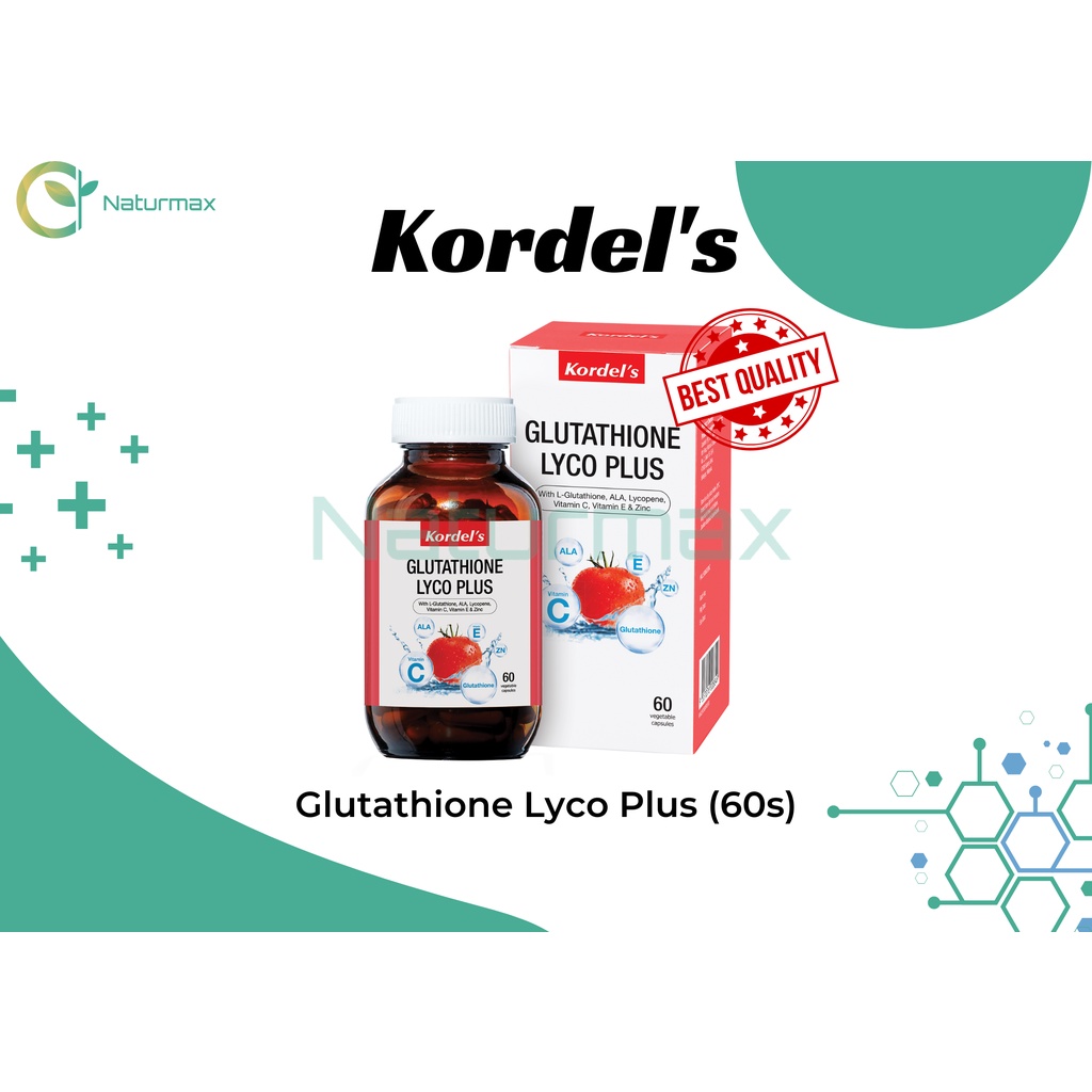 [READY STOCK] Kordel's Glutathione Lyco Plus (60s) | Shopee Malaysia