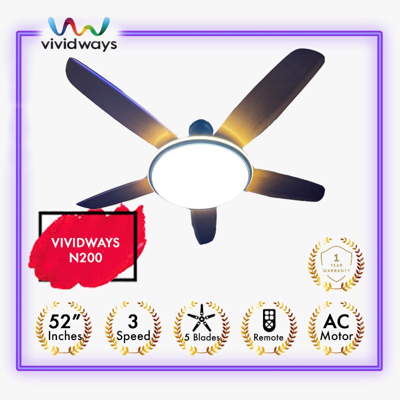 K2 VIVIDWAYS CEILING FAN (N200) | Shopee Malaysia