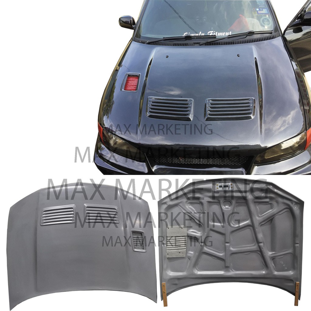 B0991 PROTON WIRA / SATRIA FRONT BONNET E3 EVO 3 EVO3 BONET (FIBER)(PER ...