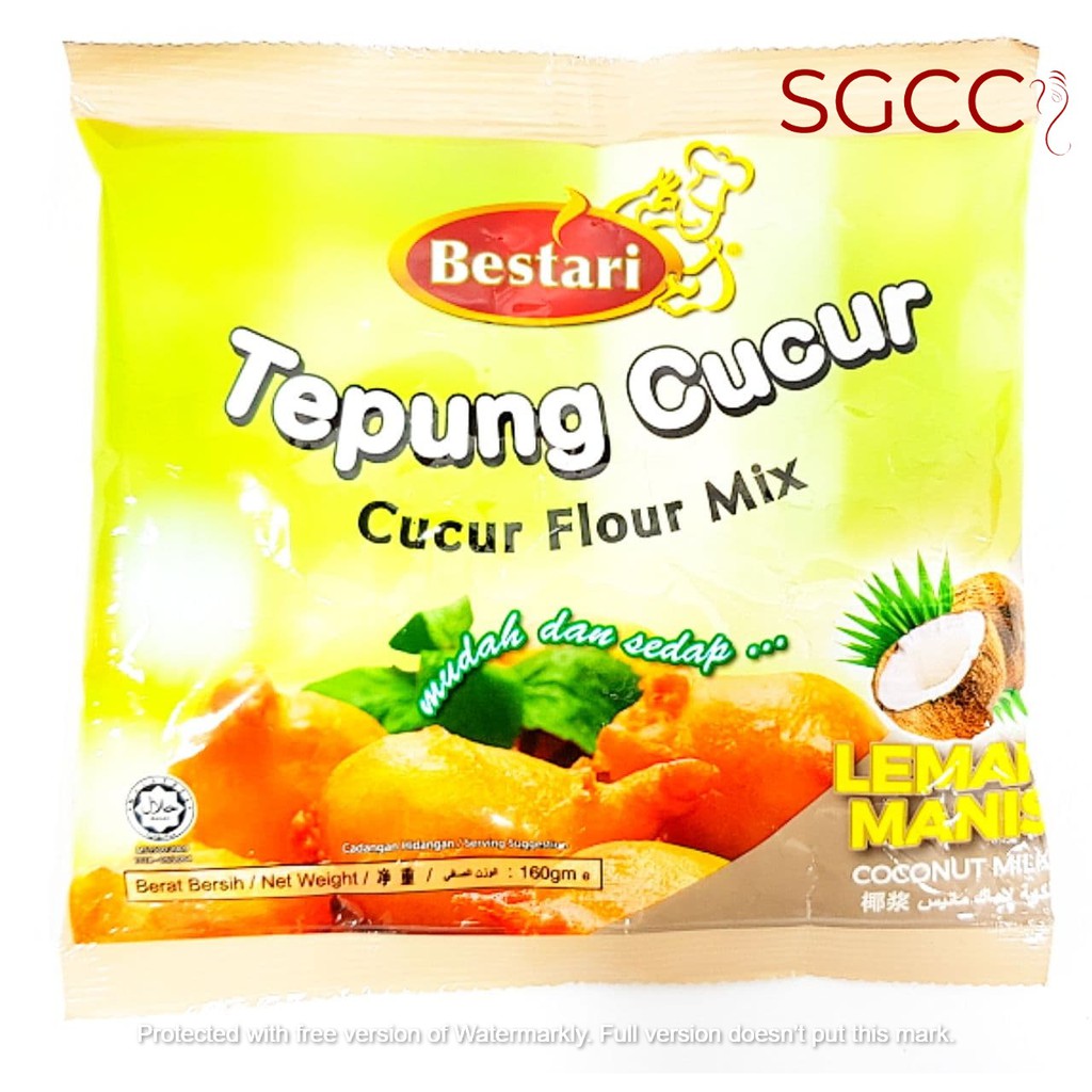 BESTARI TEPUNG CUCUR MIX COCONUT MILK (160 G) | Shopee Malaysia