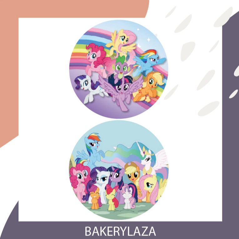 My Little Pony Edible Image Icing Image Cake Topping Birthday ...