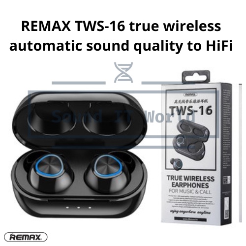 REMAX TWS-16 true wireless automatic sound quality to HiFi | Shopee Malaysia