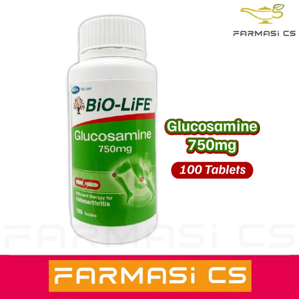 Bio-Life Glucosamine 750mg 100s EXP:03/2026 [Bio Life Biolife] | Shopee ...