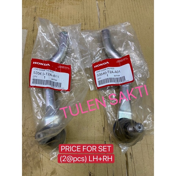 HONDA ACCORD T2A T2M (2013-2017) TIE ROD END SET (2@) 53540-T2A-A01 RH ...