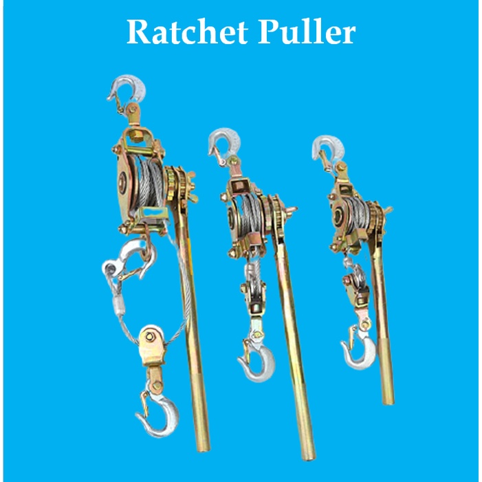 Toyu Ratchet Puller 1 Ton Pat Grip Wire Rope Hand Power Puller ...