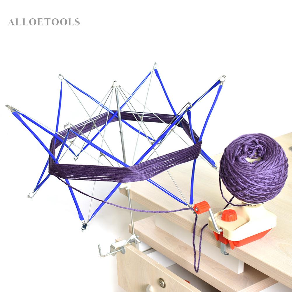 Alo-Patchwork Thread Winder Knitting Umbrella Swift Wool Yarn String ...
