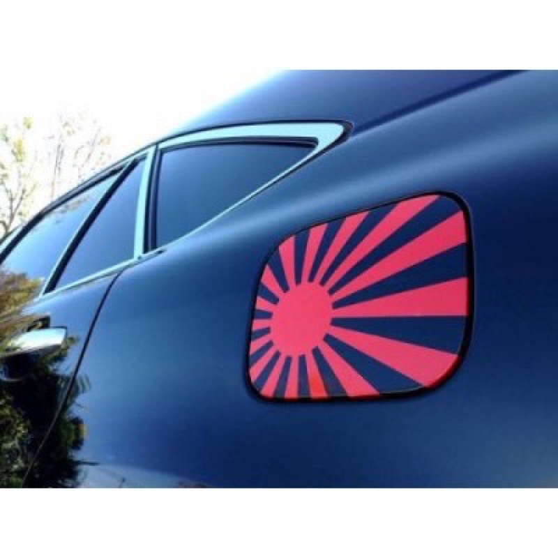 [Ready Stock]K440# Japan JDM FLAG Fuel Cover Vinyl Decal Stickers ...