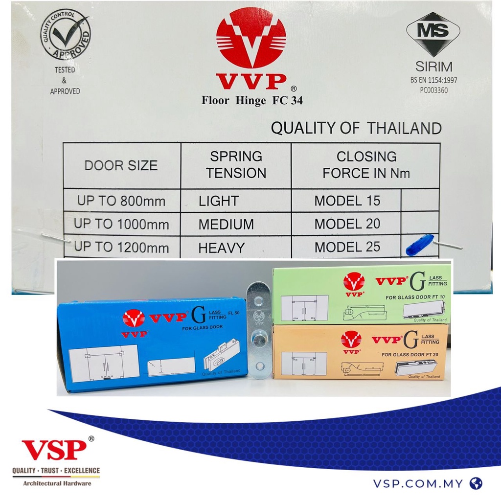 VVP®-700VS-FC34 20NM / 25NM / 30NM Floor Spring | Shopee Malaysia