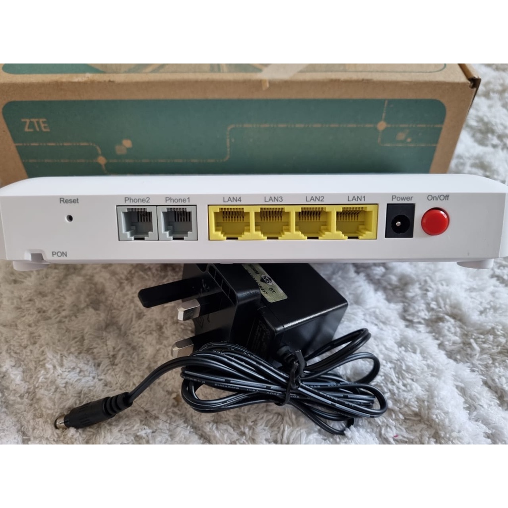 LATEST MODEL*** UONU ZTE GPON ONT ZXHN F620 FOR UNIFI MODEM | Shopee ...