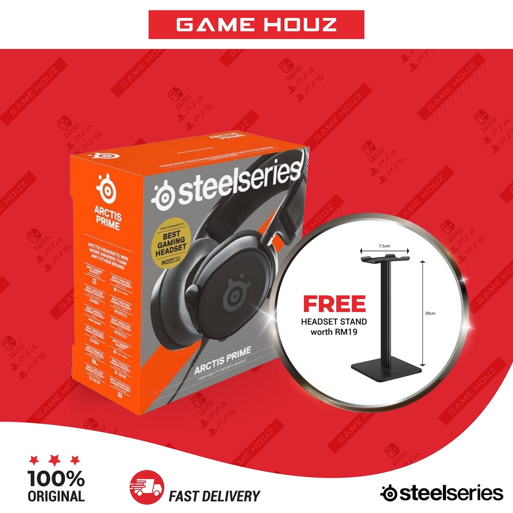 *CLEARANCE* SteelSeries Arctis Prime Black (1 Year SteelSeries Warranty ...