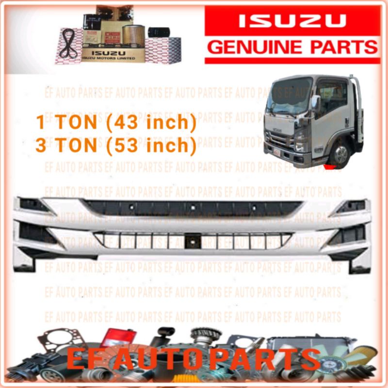 ISUZU NPR NLR PRO GRILLE CHROME 1TON 3TON LORRY TRUCK 43 53 INCH SALUNG ...